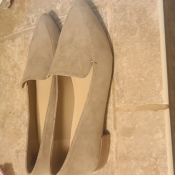 JustFab | Shoes | Justfab Pointed Toa Flats Sz 55 New | Poshmark
